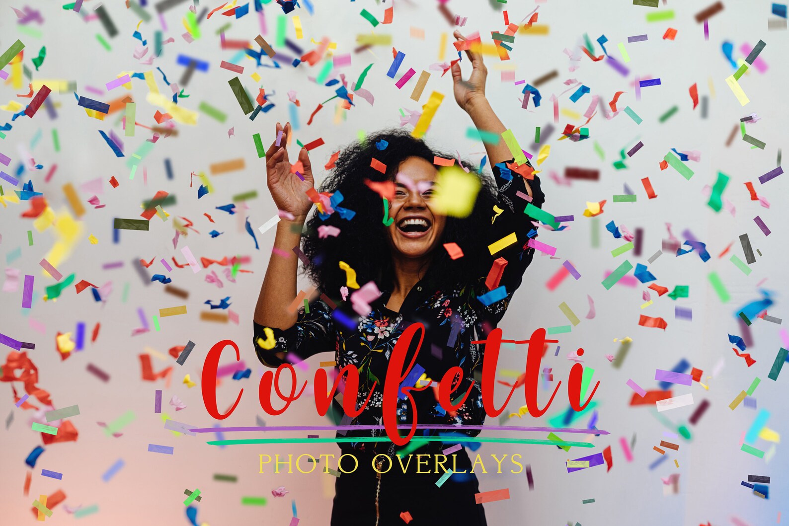 46 Confetti Photo Overlays - Etsy