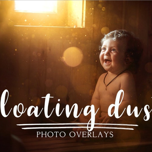 55 Gold Floating Dust Effect Photoshop Overlays Summer Dust - Etsy