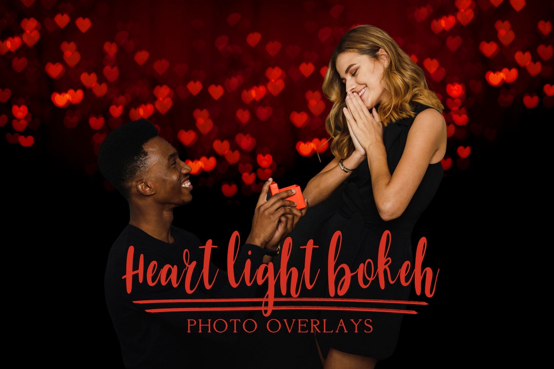 Heart Light Photo Overlays - Etsy