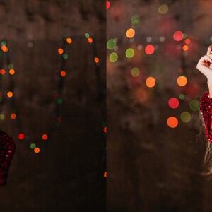Multicolor Bokeh Photo Overlays, Christmas Overlays, Winter Overlays ...