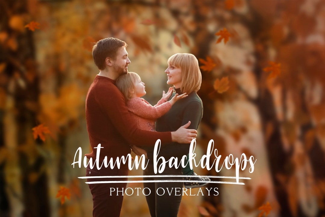 Autumn Digital Backdrops Fall Autumn Photo Creative Autumn - Etsy