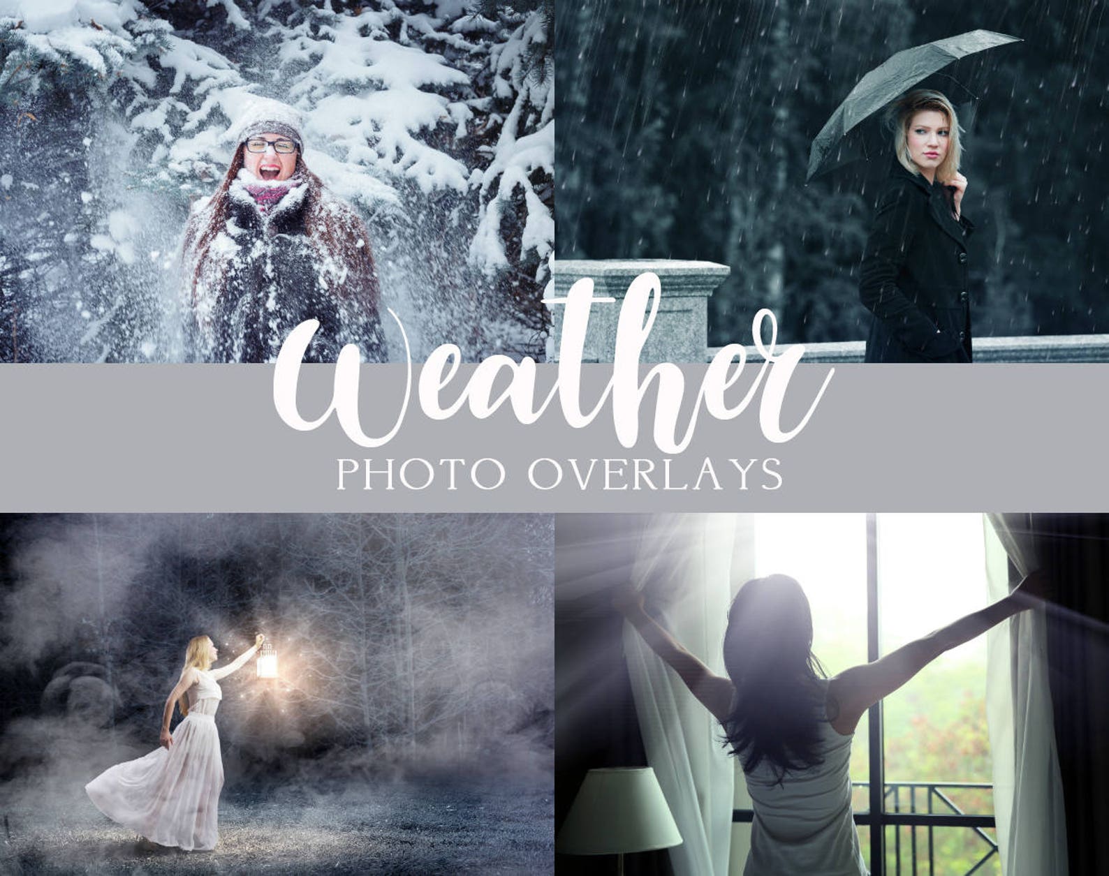 Weather Photo Overlays Rain Overlays Snow Overlays Fog - Etsy