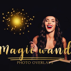 Magic Wand Photo Overlays, Fairy Overlays - Etsy