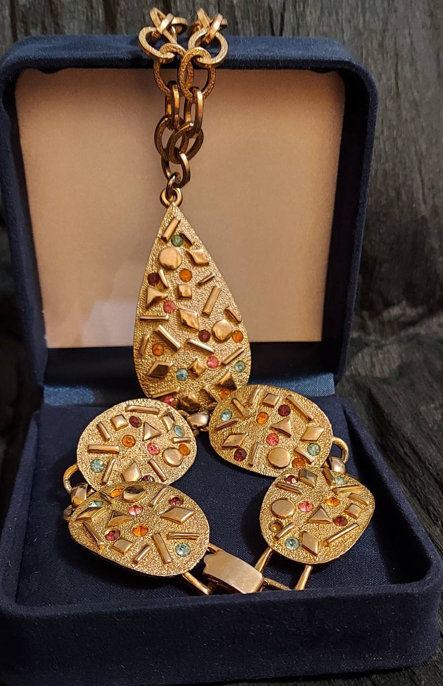 1950s Glamourous Sarah Coventry Sultana Necklace & Bracelet. - Etsy