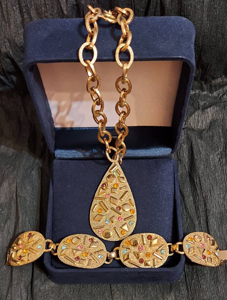 1950s Glamourous Sarah Coventry Sultana Necklace & Bracelet. - Etsy