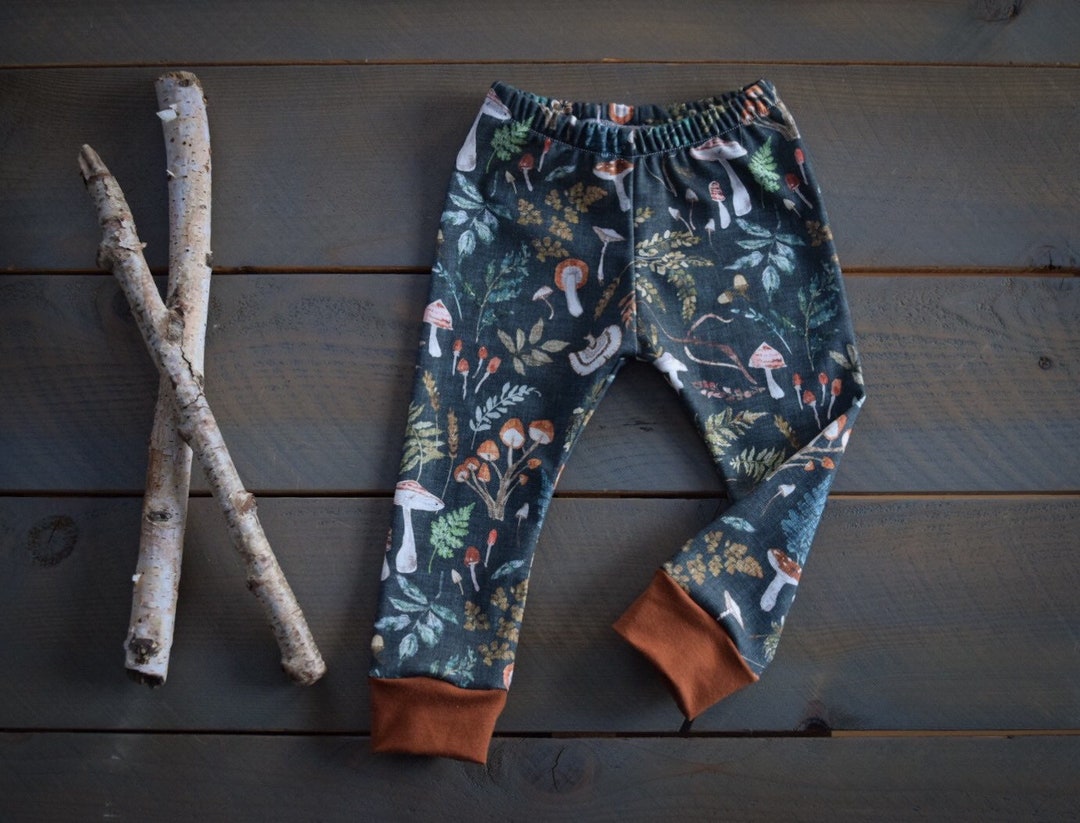 Baby Leggings: Pilze, Bio Pilz Farn Babyhose, Kinder Pilz Waldhose ...