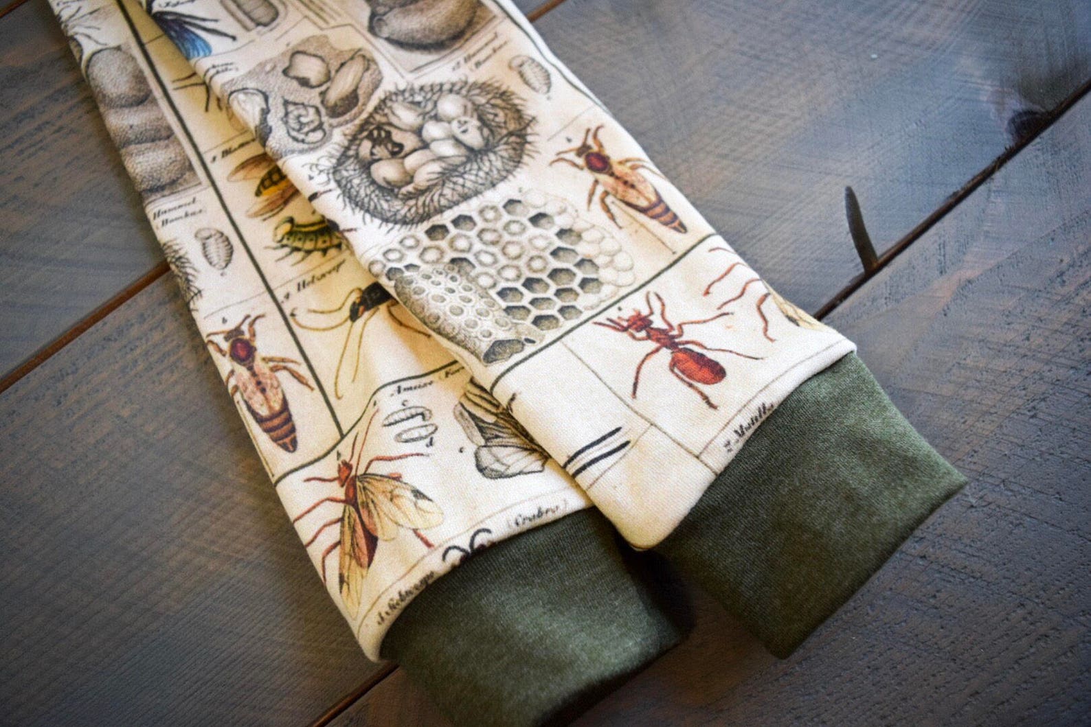 Baby Toddler Leggings : Bugs Insect Vintage Baby Pants | Etsy