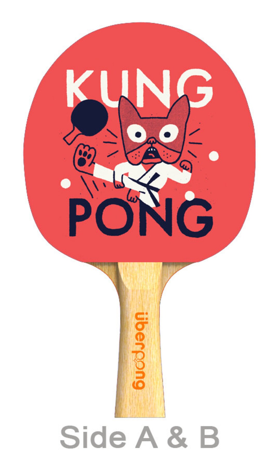 Designer Kung Pong Ping Pong Paddle Table Tennis Custom - Etsy