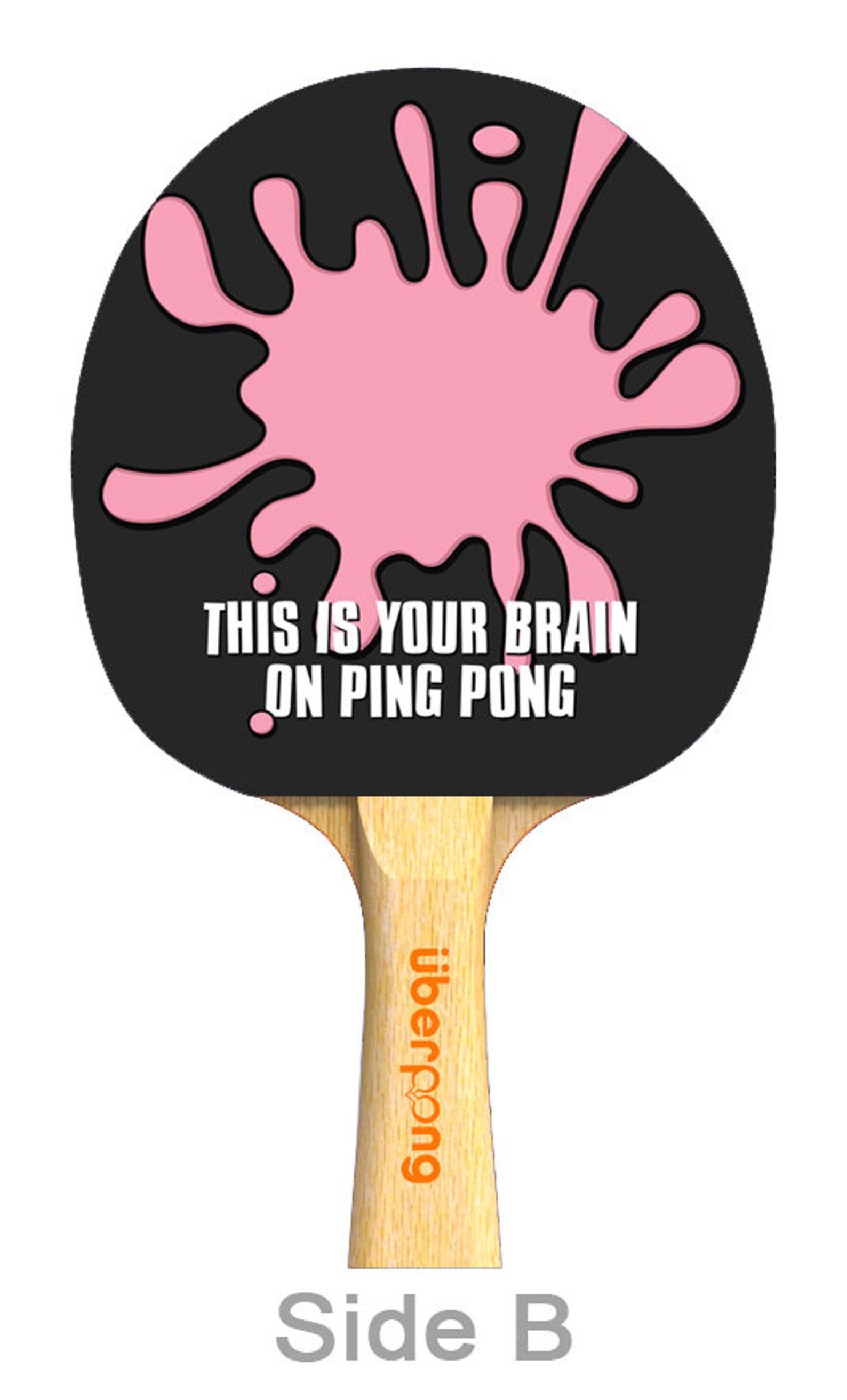 Designer This is Your Brain Ping Pong Paddle Table Tennis | Etsy