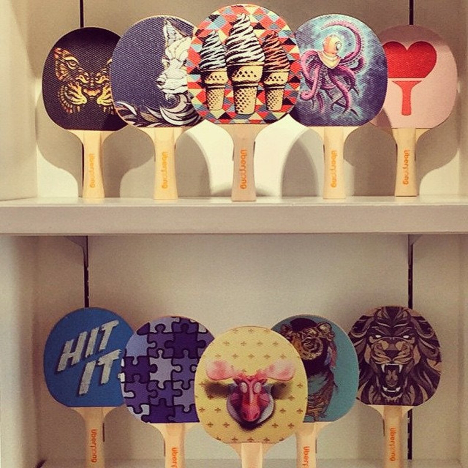 Designer Bambule Ping Pong Paddle by Uberpong - Etsy