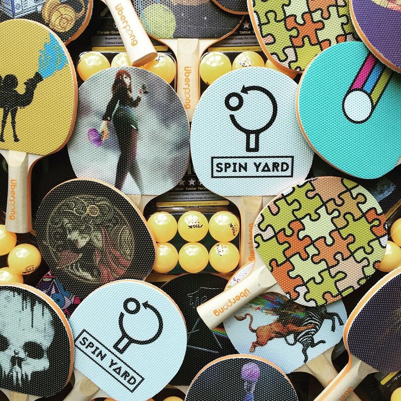 Designer Sand Made Ping Pong Paddle Table Tennis Custom - Etsy