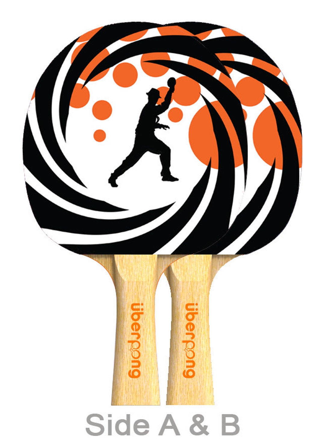 Designer James Pong Ping Pong Paddle Table Tennis Custom - Etsy