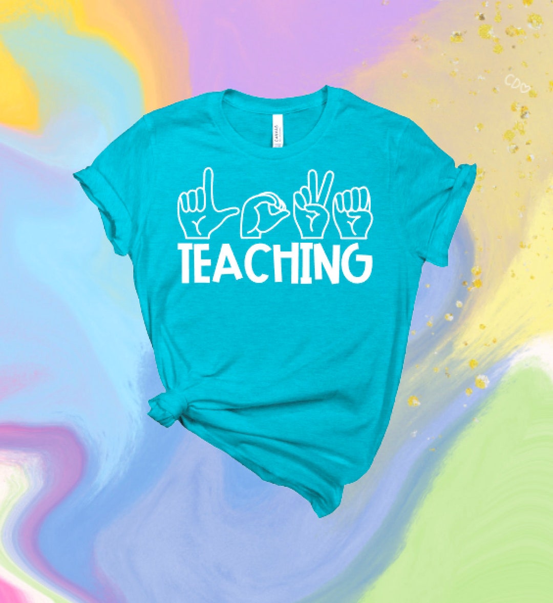 American Sign Language Love Teaching PNG, SVG, Asl, Digital Download ...