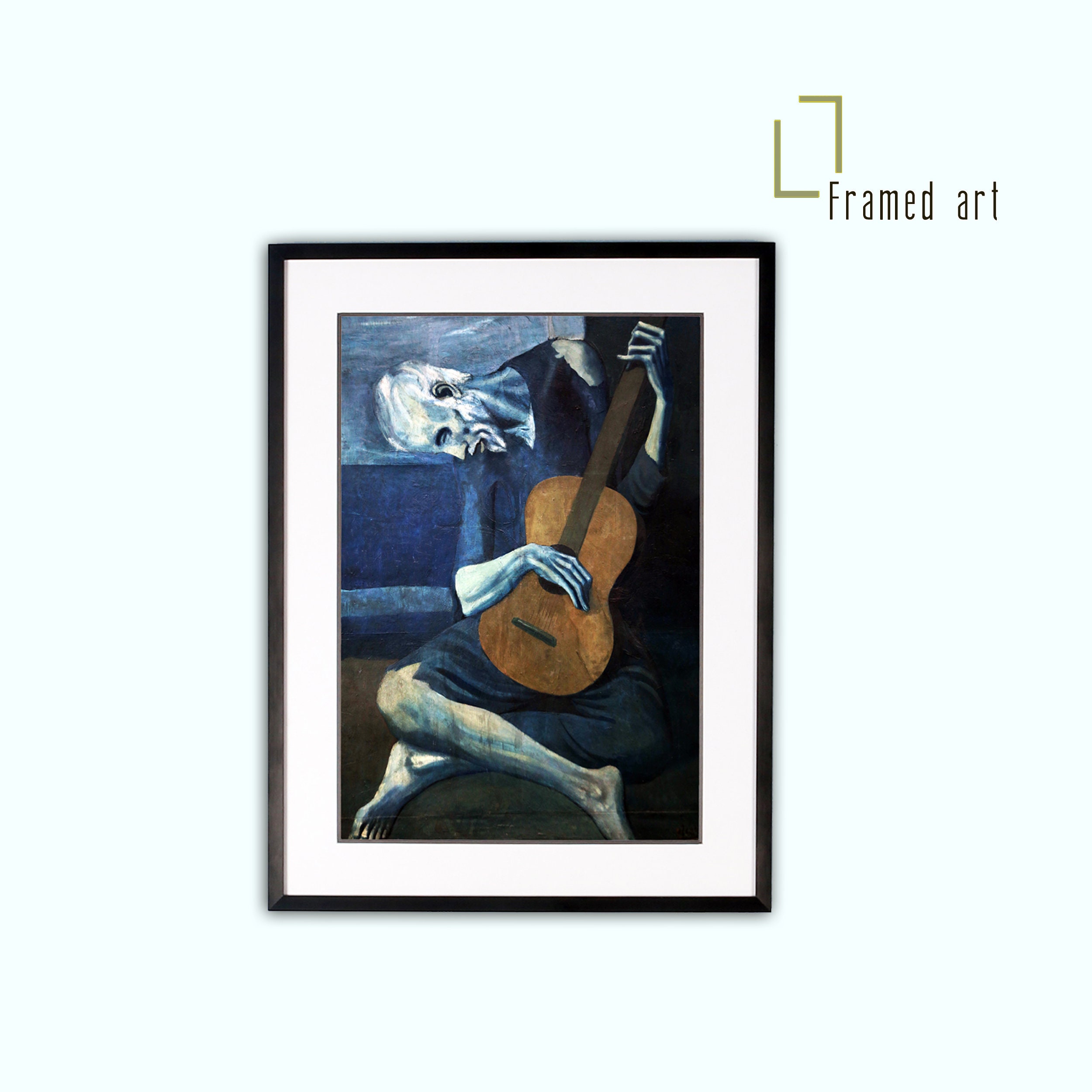Picasso Blue Guitar