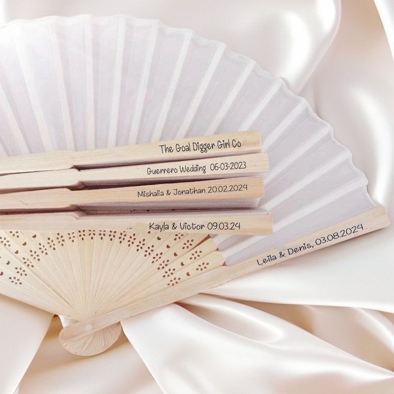 Handheld Fan Favor - Etsy