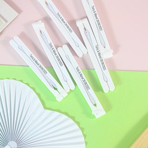 Folding Fan, Heart shaped Fan, Wedding Party Gift, Personalized Fan - Etsy