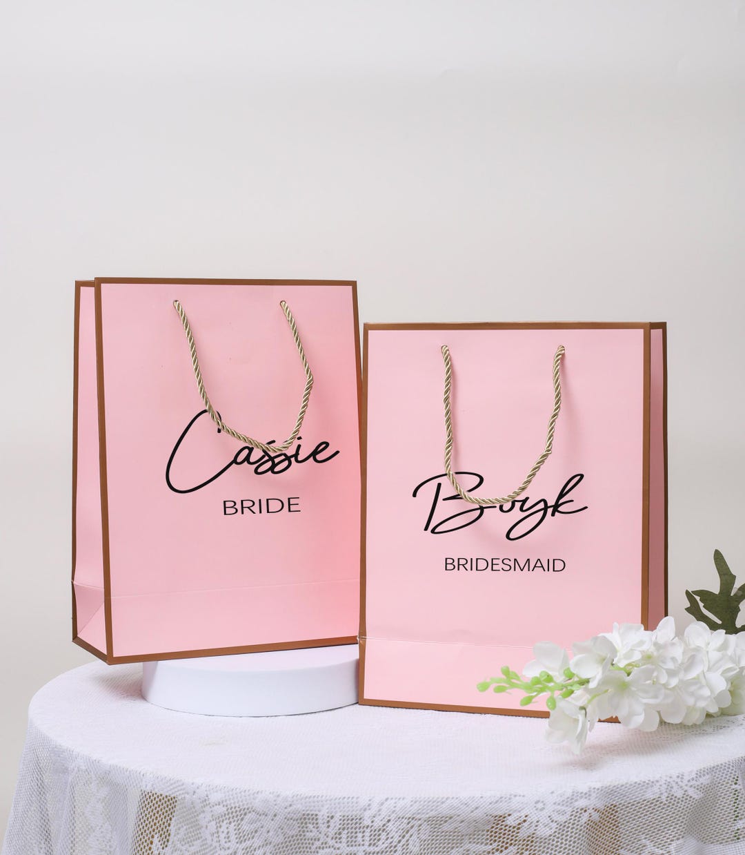 Gift Bag for Wedding, Wedding Gift Bags, Luxury Personalized Gift Bag ...