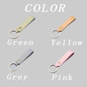 Personalized Leather Keychain, Customized Keychain,custom Leather Key ...