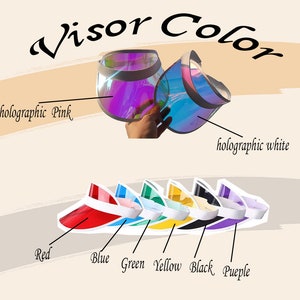 Personalized Holographic Visors,beach Bachelorette Gifts,pool Party ...
