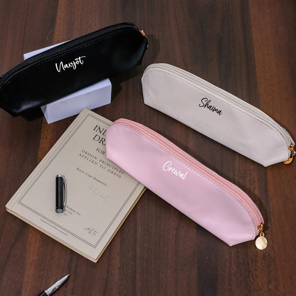 White Pencil Case - Etsy