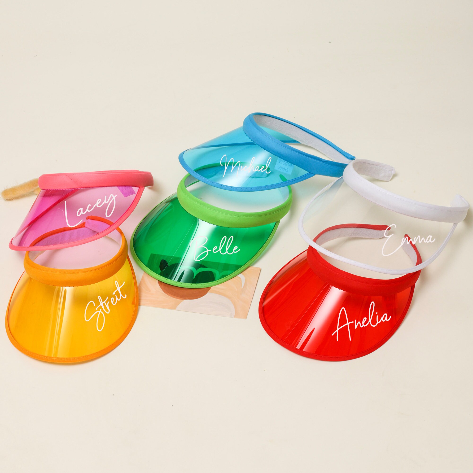 Custom Plastic Sun Visors, Bridesmaids Sun Visor, Bachelorette Beach ...