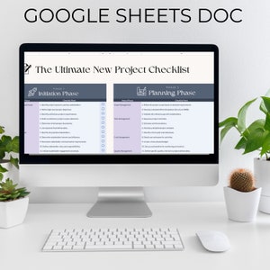 Project Management Bundle | Ultimate Checklist, Planner, Tracker ...