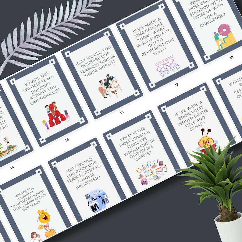 35 Fun Team Questions for Creativity Boost Digital Download Leader ...