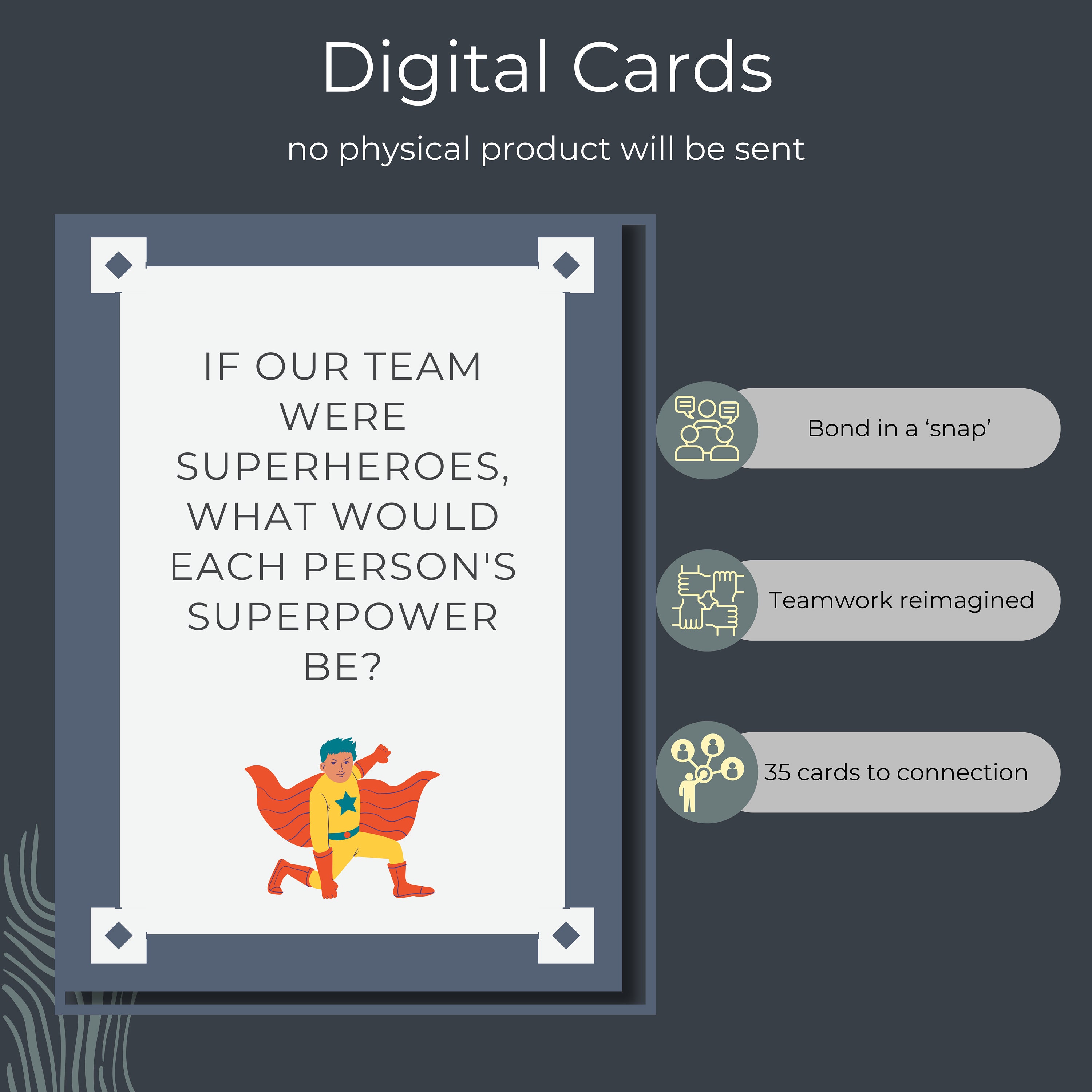 Team Building Cards, 35 Colleague Connection Prompts (digital Download ...
