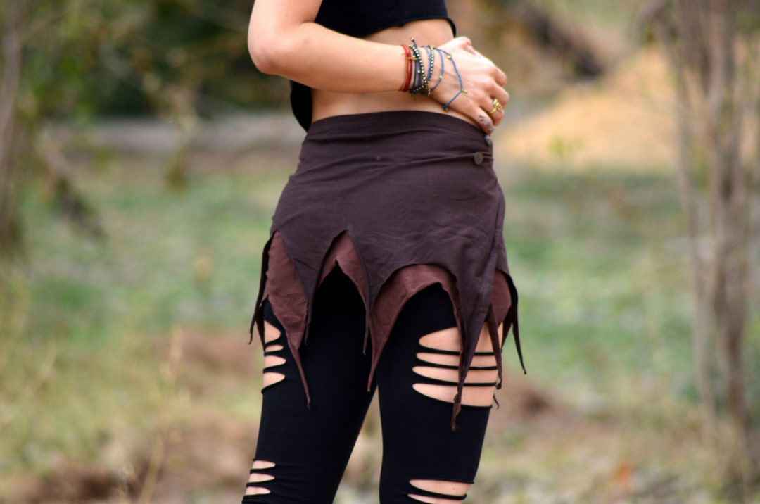 Pointy Pixie Hippy Gypsy Skirt, Boho Handmade Festival & Everyday Skirt ...