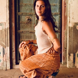 Natural Cotton Frayed Out Backless Top - Etsy