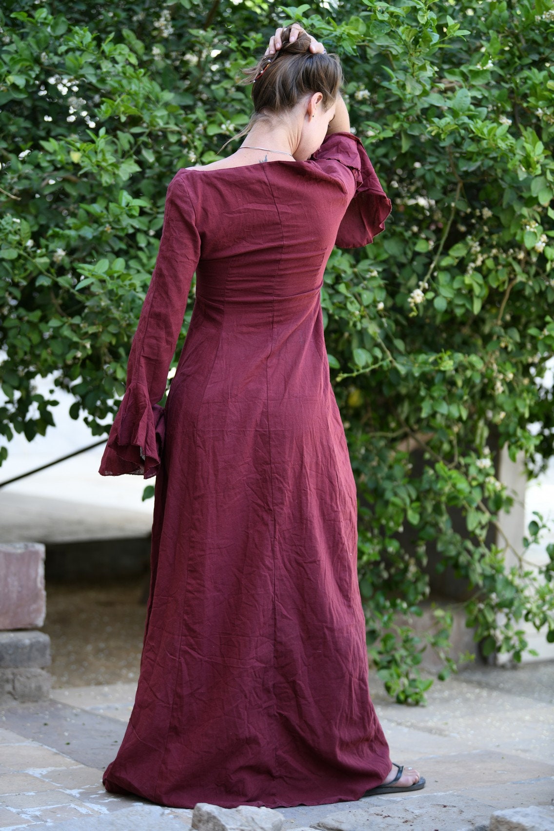 Long Cotton Dress - Etsy