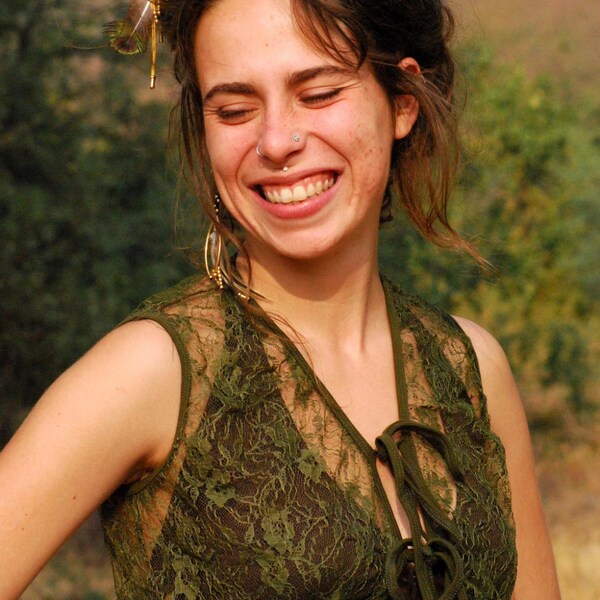 Net Lace Blouse - Etsy