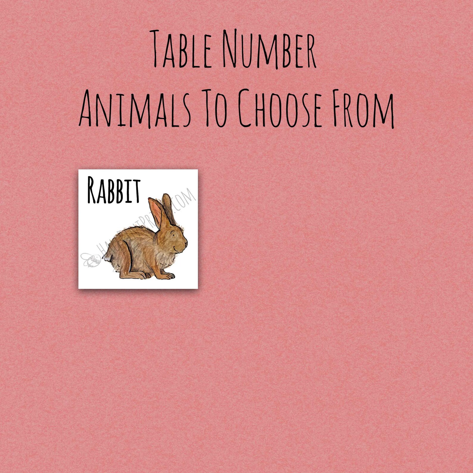 Illustrated Woodland Animal Table Numbers - Etsy UK