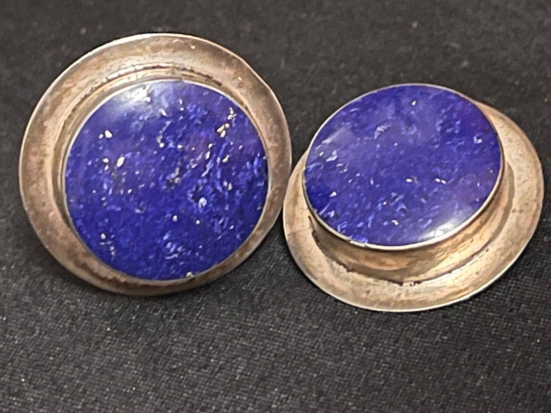 Vintage Calderon Atachi Taxco Mexico 925 Sterling Silver and Lapis ...