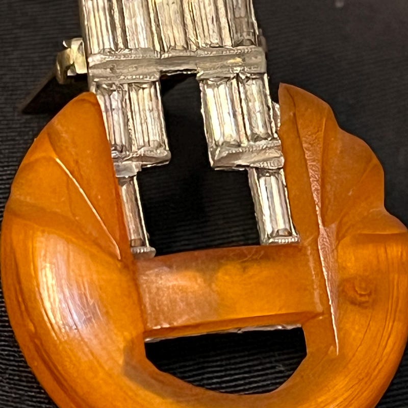 Bakelite Dress Clips - Etsy