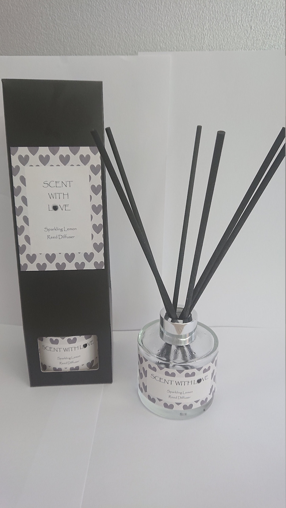 Hand Poured Sparkling Lemon Reed Diffuser - Etsy