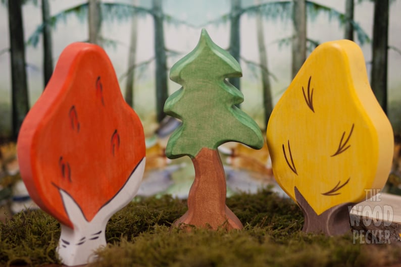 Toy Trees SALE Wooden Tree Toy Wooden Toys Pine Tree - Etsy