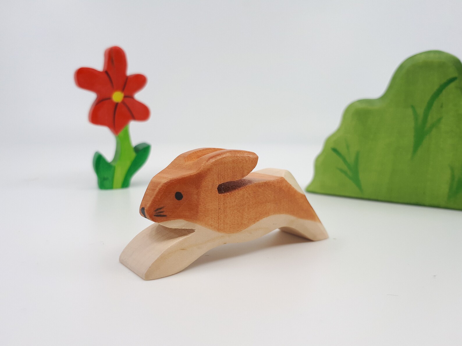 Wooden Bunny Wooden Toys Wooden Rabbit Eco-friendly Wooden - Etsy