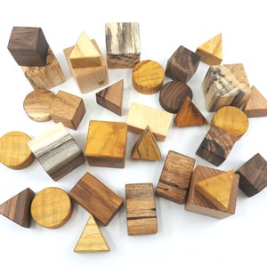 Wooden Blocks, Geometric Figures , Baby First Toy, Home Decoration ...
