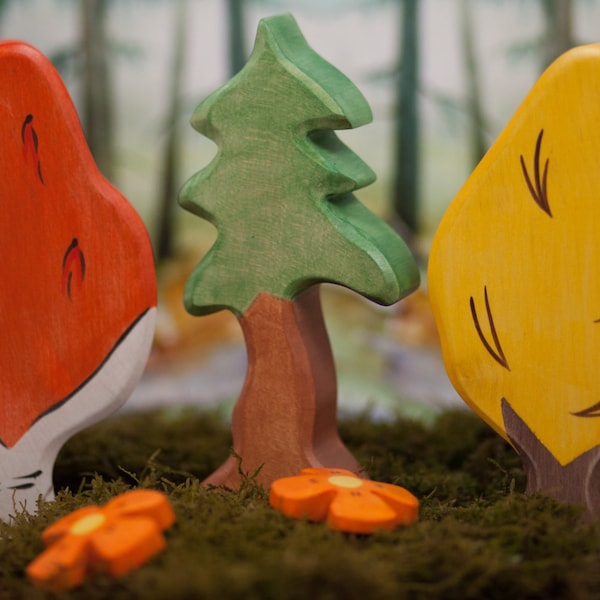 Wooden Tree Toy - Etsy