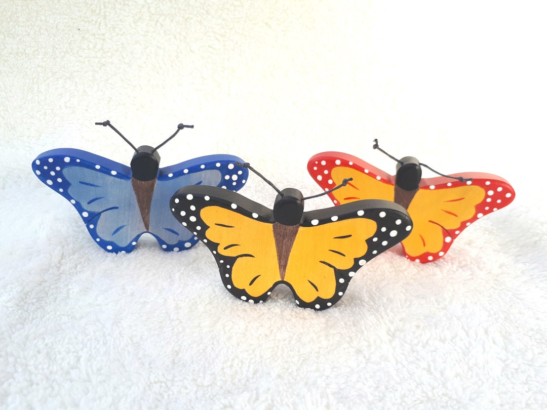 Wooden Butterfly Butterfly Toy - Etsy