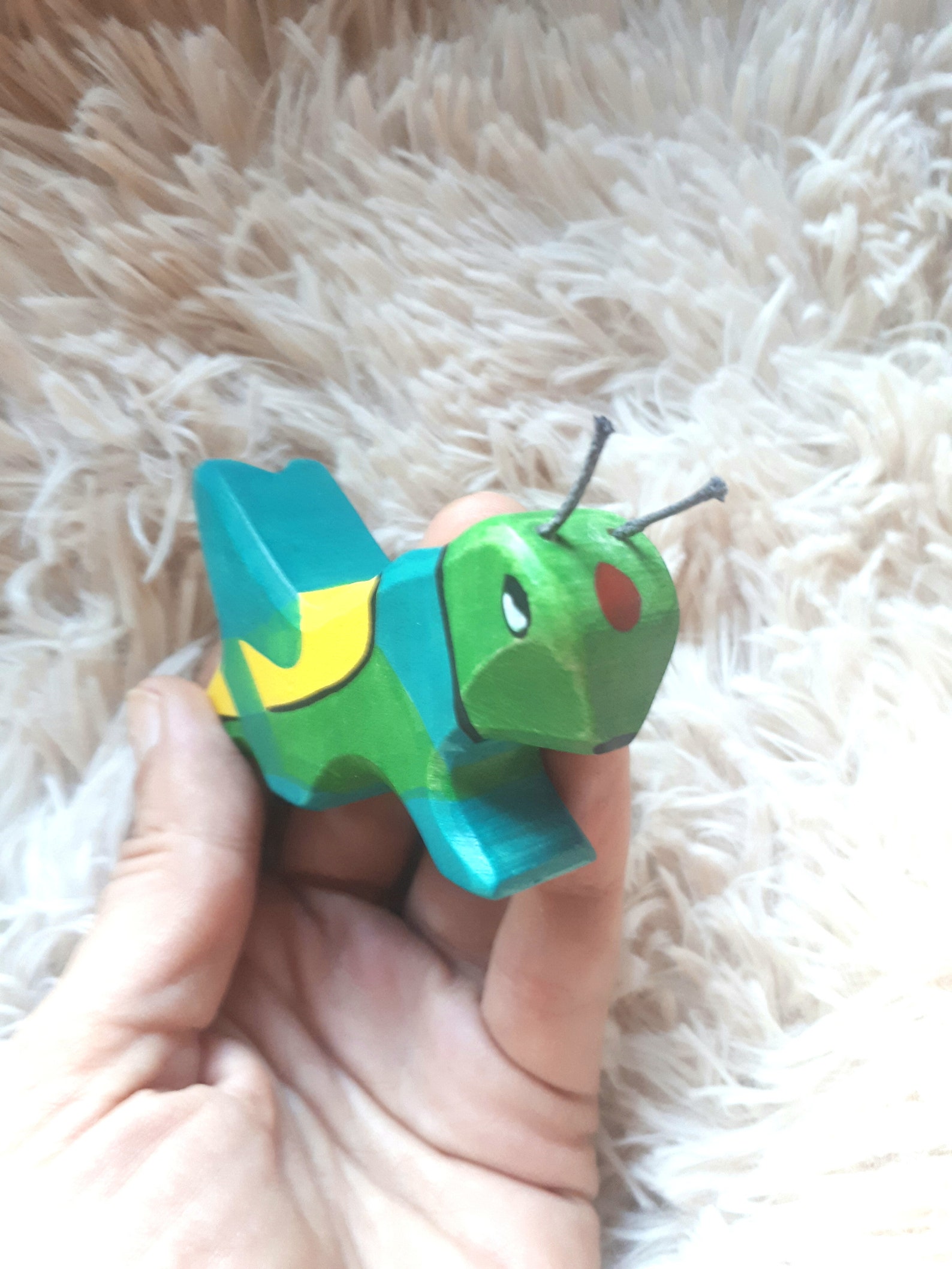 Wooden Grasshopper Toy - Etsy