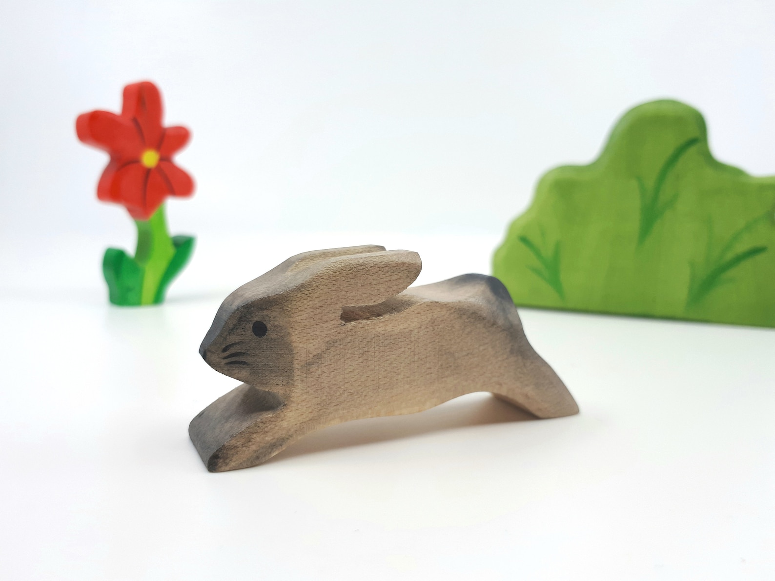 Wooden Bunny Wooden Toys Wooden Rabbit Eco-friendly Wooden - Etsy
