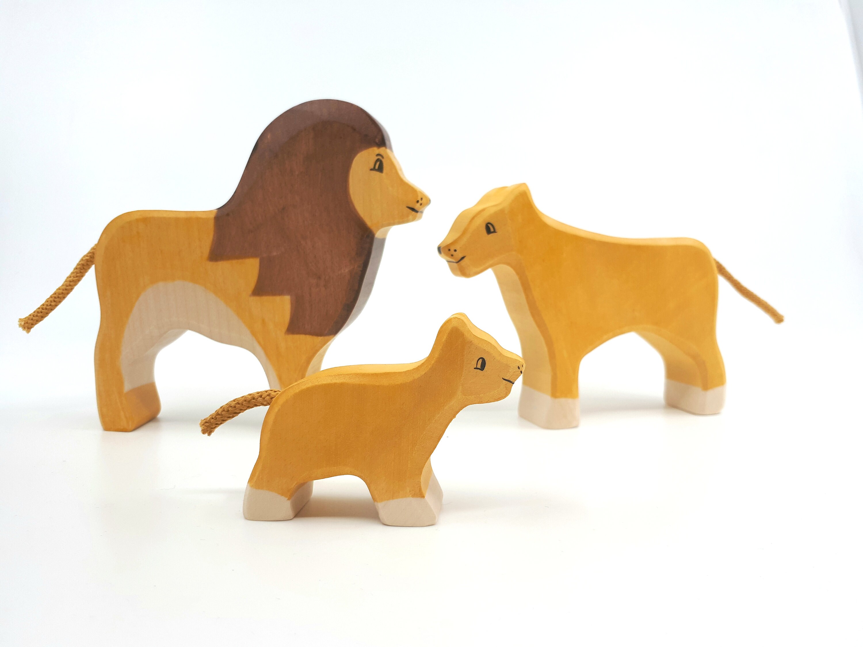 Baby Lion Toy Wooden Baby Lion Lion Cub Toy Wooden Lion Cub - Etsy