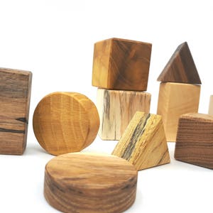 Wooden Blocks, Geometric Figures , Baby First Toy, Home Decoration ...