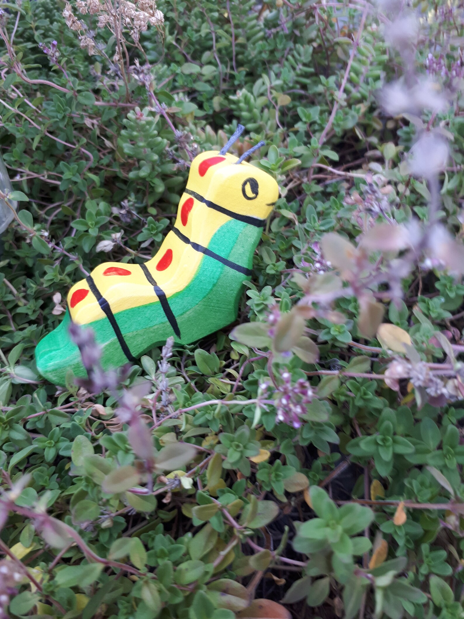 Wooden Worm Silk Worm Toy Worm Toy Green Worm Toy - Etsy