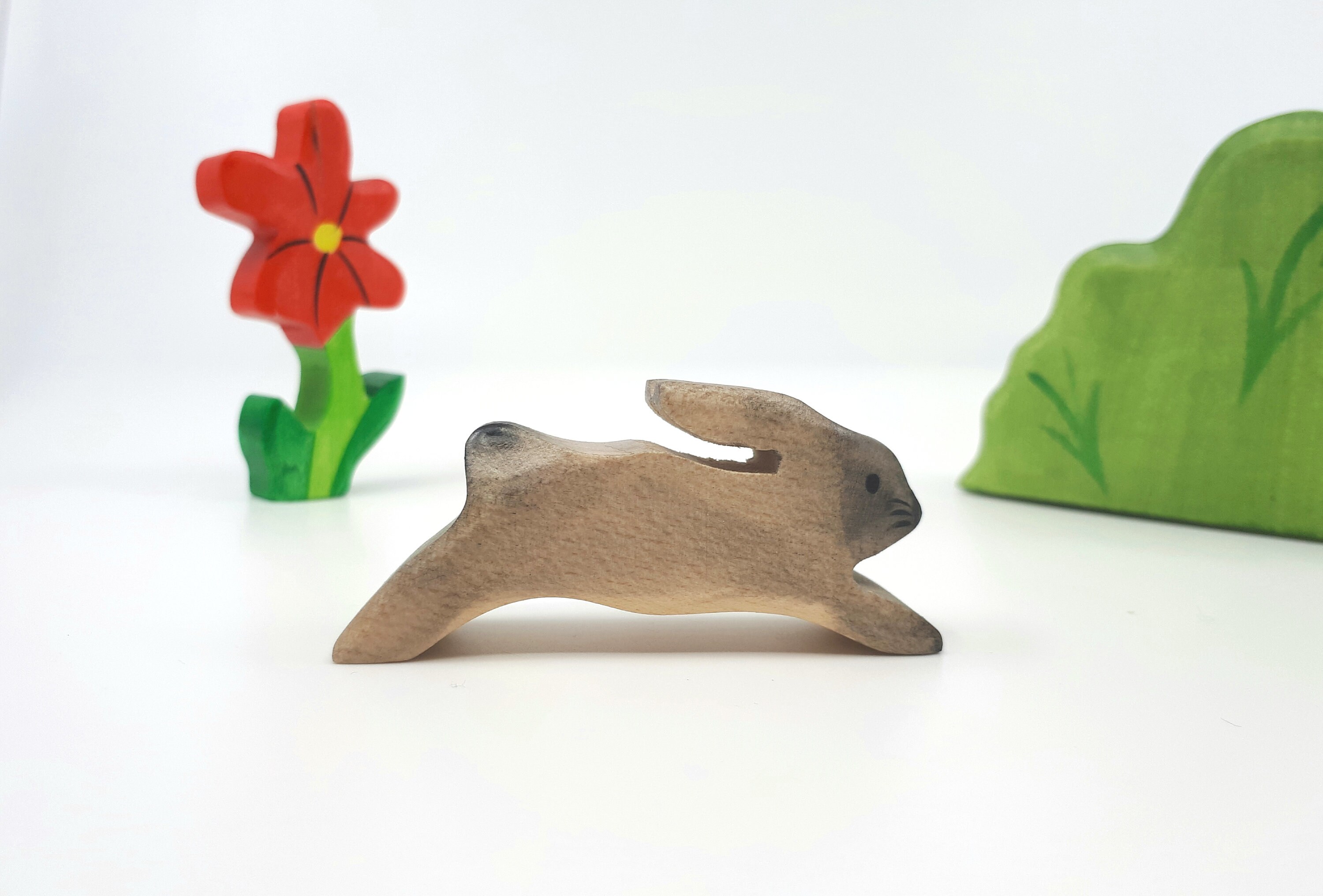 Wooden Bunny Wooden Toys Wooden Rabbit Eco-friendly Wooden | Etsy