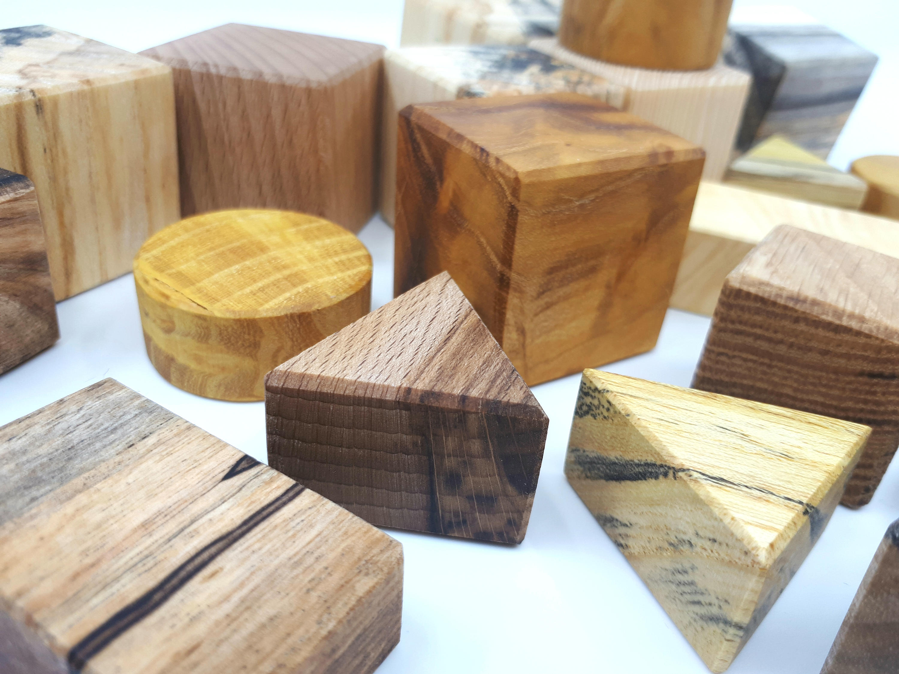 Wooden blocks geometric figures baby first toy home | Etsy