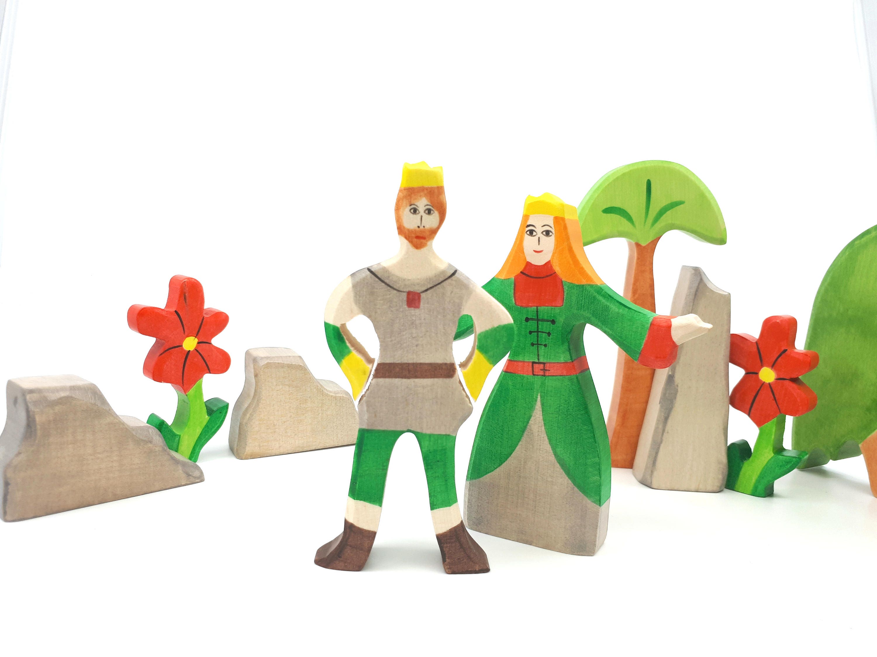 Waldorf Toys Prince and Princess toys Wooden toys Prince | Etsy