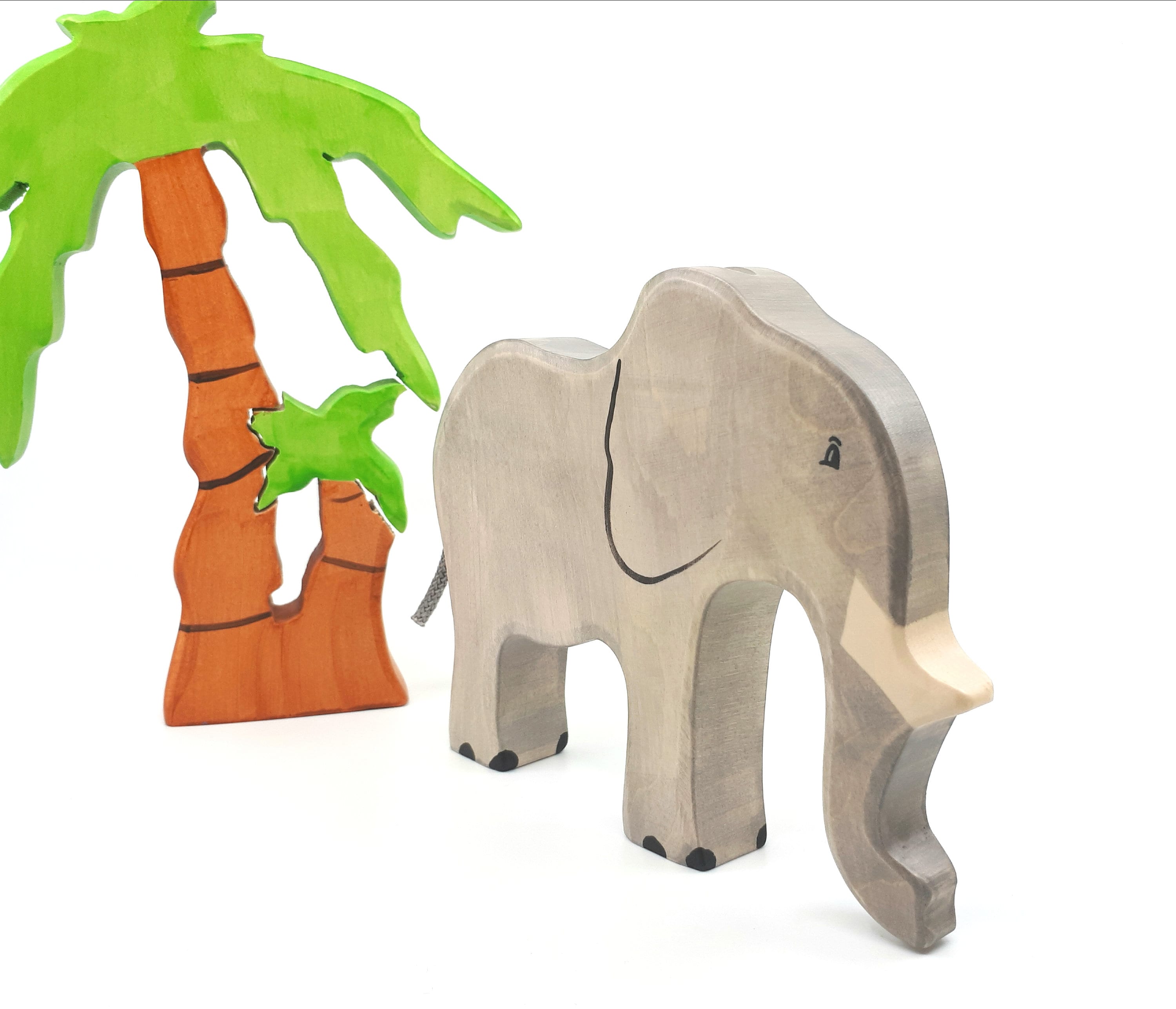 African Wooden Elephant Toy - Etsy